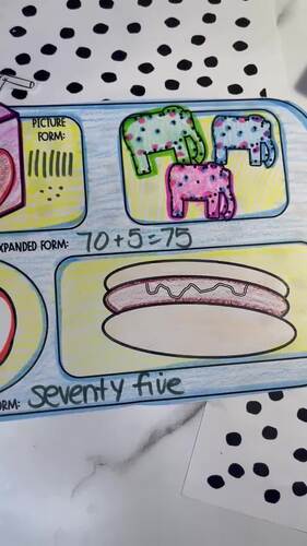 Back to School Math Place Value Crafts by The Teaching Diva Corner