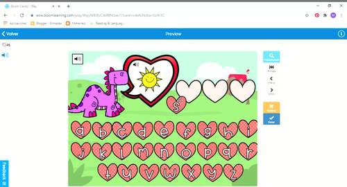 BOOM CARDS Valentine's Day: Spelling CVC WORDS (short vowel u)-Distance ...