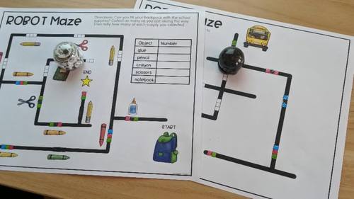 Robot Mazes for use with Ozobots - Back to School STEM | TPT
