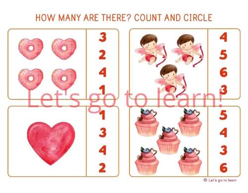 Valentine´s Day Learning Pack, Preschool Worksheets, Busy Book Pages ...