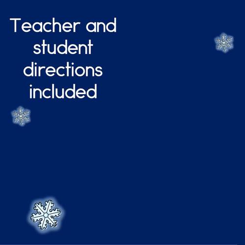 Winter Pattern Block Mats Snowflake Symmetry Craft 2D Shape Math Craft ...