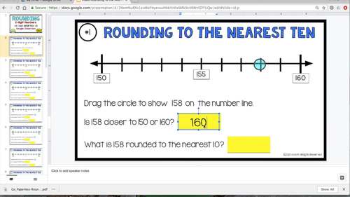 Rounding to the Nearest 10 for Google Classroom - Digital Math | TpT