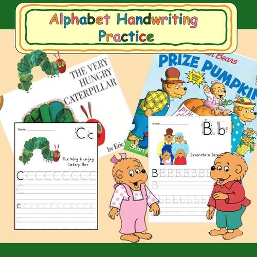 Alphabet Activities: Handwriting Practice Pages / ABC Writing-Tracing