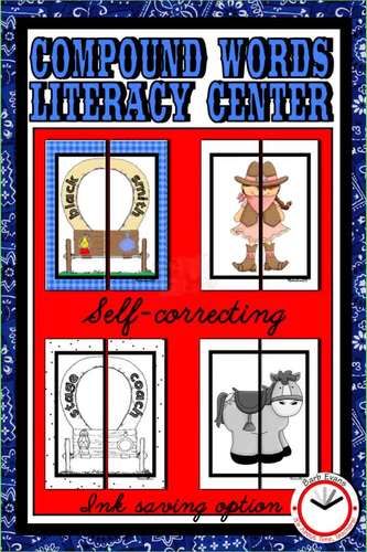 COMPOUND WORDS LITERACY CENTER BUNDLE Compound Words Activities | TpT