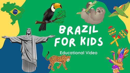 Discover Brazil for Kids – Fun Educational Video (1:30 min) by ...