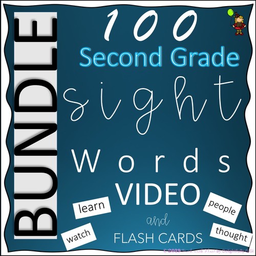 2nd Grade Sight Words Video Bundle! by Teach with Flair by Delightfully ...