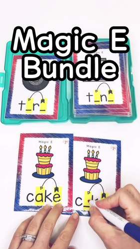 Hands on Magic E Games - Digital and Printable Phonics Worksheets for ...