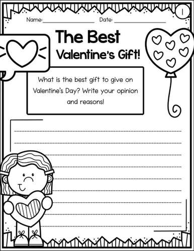 Valentine's Day Opinion Writing & Activities! 20 Fun CCSS Worksheets