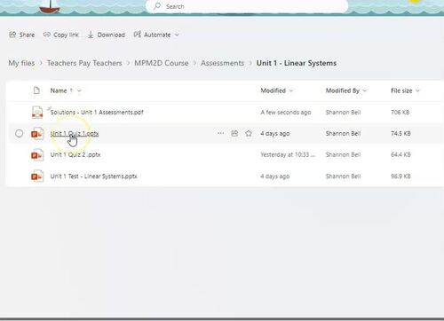 MPM2D Grade 10 Assessment Bundle (Ontario Curriculum) by Bell Math
