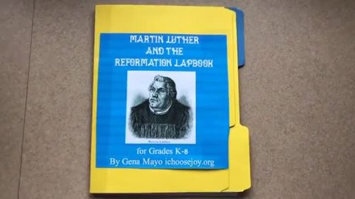 Martin Luther and the Reformation Lapbook Interactive Notebook Minibooks