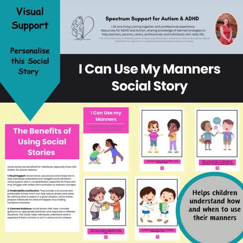 Good Manners Social Story When is it okay to Interrupt Autism Helper ...