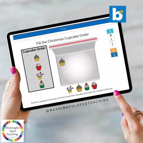 Christmas Life Skills Math Counting and Inventory Boom Cards™ | TPT