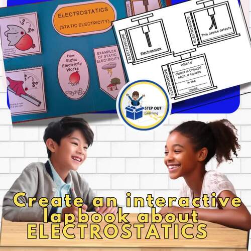 Static electricity Interactive Notes | Worksheets | Science | 5th grade