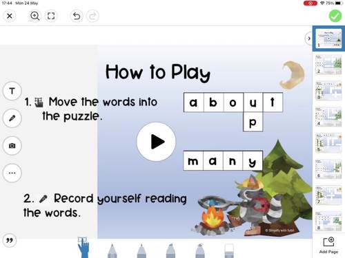 Crossword Puzzle Sight Word Puzzles by Sybil Hall | TPT