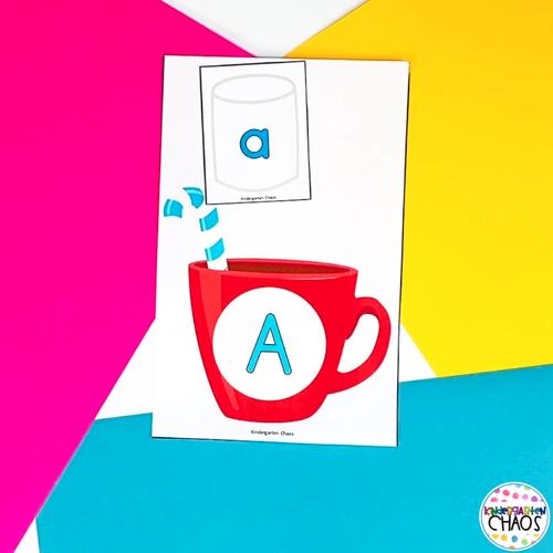 Winter Beginning Sound Letter Matching Uppercase and Lowercase Activity