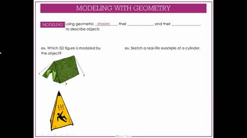 Modeling with Geometry PowerPoint | Modeling, Density, Design Editable ...