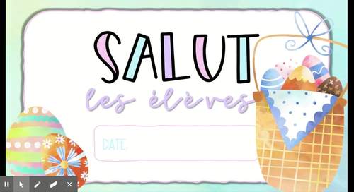 Easter - French Google Slides Templates by Find it in French | TPT