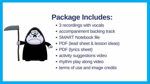 Halloween Song & Game - 6/8 Rhythm Play Along Video - Music Opposites ...