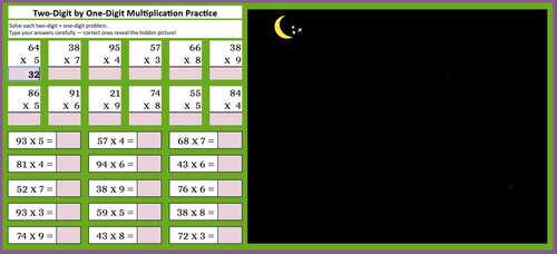 Mystery Digital Pixel Art NO PREP -Haunted House 2digit by 1digit ...