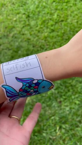 The Rainbow Fish Wristbands. by Sand and Sunsets | TPT