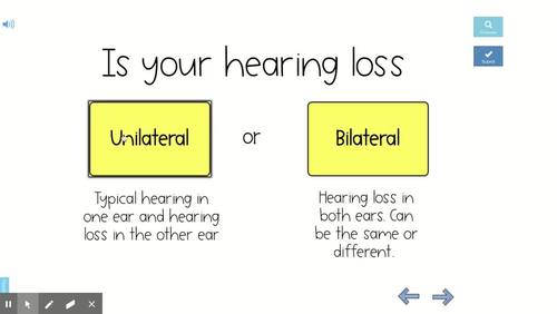 BOOM CARDS: Hearing Loss Interactive Book by Mrs Funk | TpT