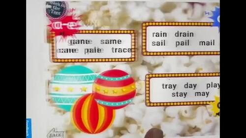 Virtual, Interactive Sound Wall Word Wall - Boom™ Vowel Valley with AUDIO!