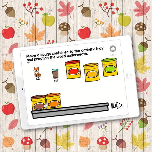 Fall Dough Speech Therapy Articulation and Language Boom Cards | TPT
