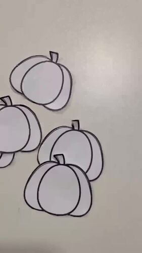 Pumpkin Name Craft | Halloween Fall Cutting Skills Practice | TPT