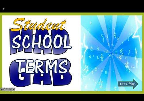 Student Mad Gab PowerPoint Game by Handy Teaching Tools | TPT