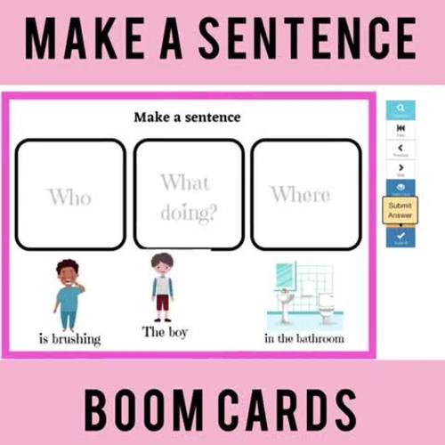Build a Sentence With Pictures for Autism and Special Education | Boom ...