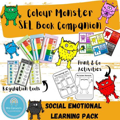 Colour Monster - Social Emotional Learning Book Companion -Print & Go