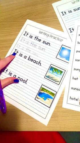 Seasonal Handwriting Practice Bundle for SPED, ESL, and SLIFE | TPT