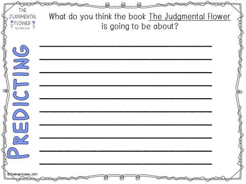 The Judgmental Flower | SEL Accepting Others Trust Activities ...