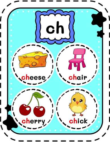 Digraph Anchor Chart Posters and Games: Diagraph Clip Cards, Roll and Read