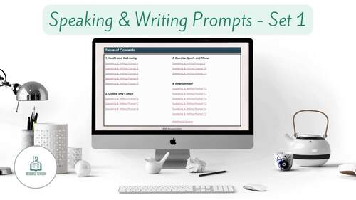 Speaking & Writing Prompts with Pictures Set 1 - ESL Bell Ringers Early ...