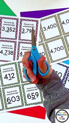 Rounding Memory Matching Cards Activity Math Station Game by Mommin in ...
