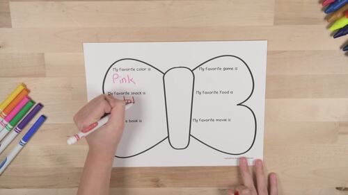 Unique Like a Butterfly Writing and Art Craftivity to Celebrate Diversity