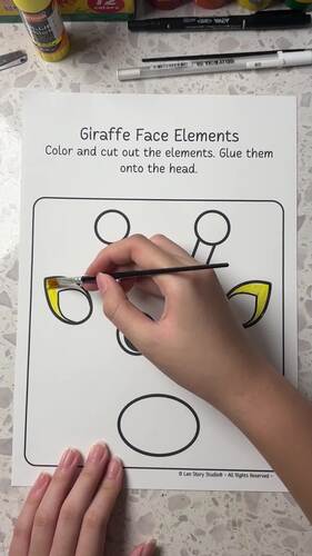 3D Safari Craft Pack | Printable Preschool Animal Craft Activity