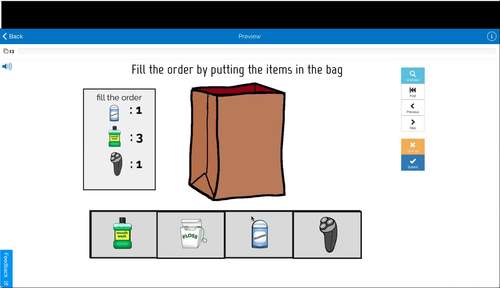 Personal Hygiene Vocational Fill the Order Life Skills Boom Cards™