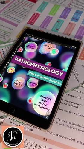 Pathophysiology Bundle with Flashcards, Quizzes, Stickers, Hyperlinked ...