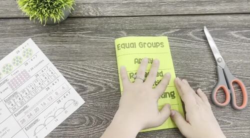 Division Strategies Interactive Journal Activity: Equal Groups & Arrays ...