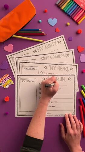 Mother's Day Fill in the Blanks | Inclusive Write & Draw activity