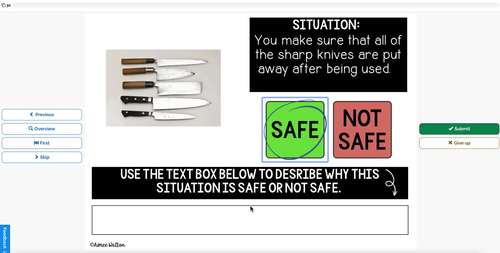 Cooking Safety Skills Practice Boom Cards™ by Aimee Walton | TPT