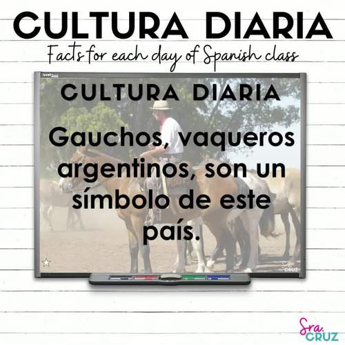 Spanish Bell Ringers Warm Ups 175 Daily Hispanic Culture Facts ENG SPAN ...