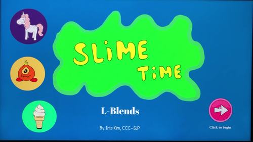 [No Print] Slime Time: L Blends by Food for Speech | TpT