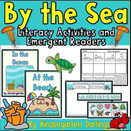 Ocean Printable Literacy Activities and Readers for Kindergarten and First