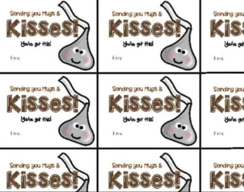 Sweets Testing Motivation Tags BUNDLE- Kisses, S'more, Jelly Beans & More