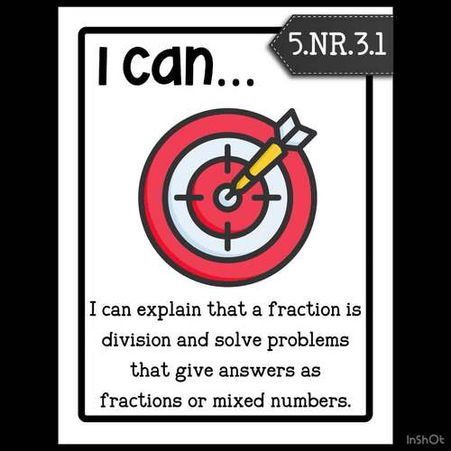 Grade 5 Georgia Math Standards 2023–2024 | I Can Posters + Teacher ...