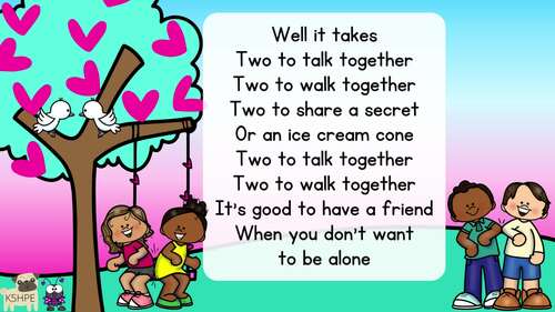 Music: It Takes Two, Vocal Music Education, Children's Friendship Song