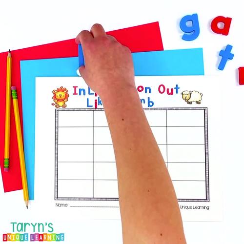 Word Work Making Words | Magnetic Letters for Making Words | Yearlong ...